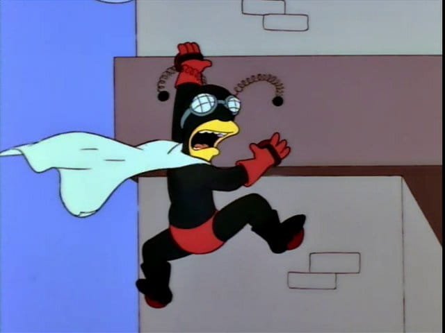 Personaje El Hombre Mosca - Los Simpson