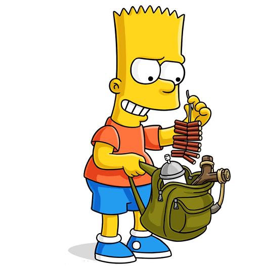 Personaje Bart Simpson - Los Simpson