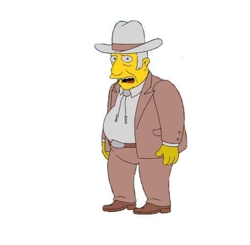Personaje Texano Rico - Los Simpson