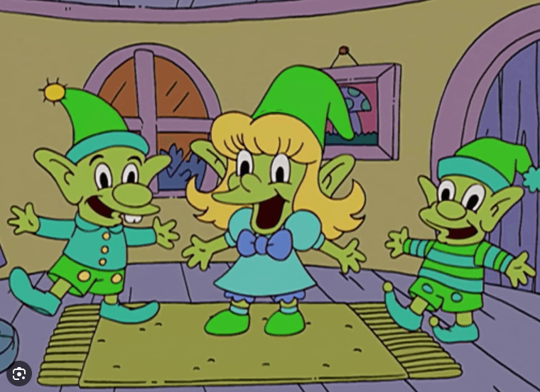 Personaje Elfo Feliz - Los Simpson