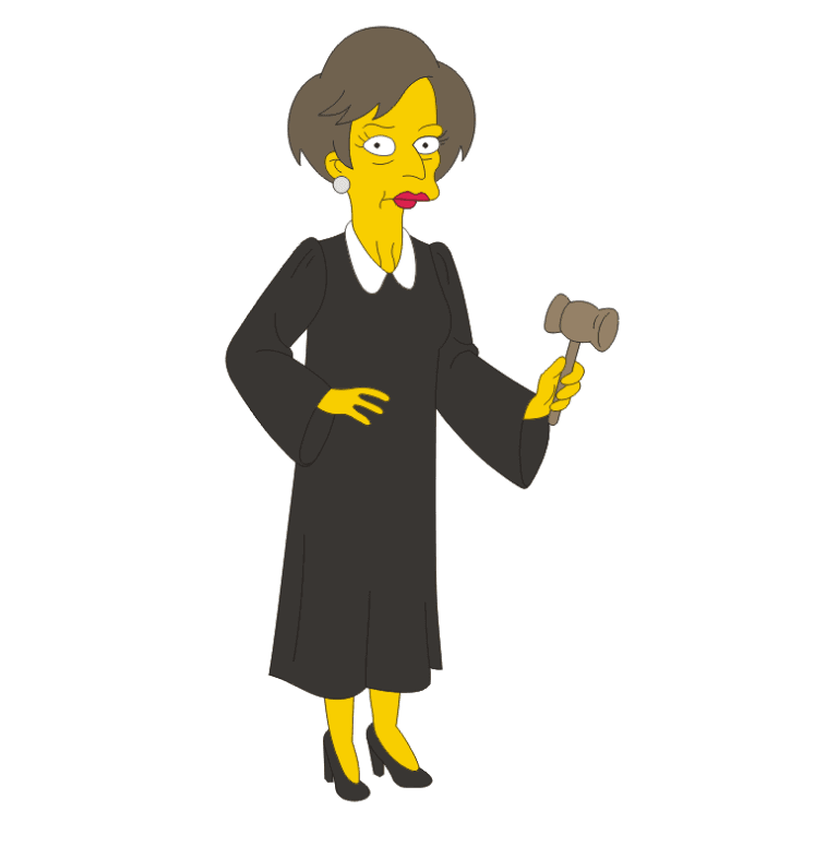 Personaje Jueza Constance Harm - Los Simpson