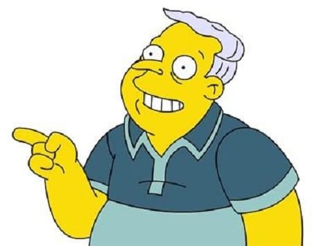 Personaje Larry Burns - Los Simpson