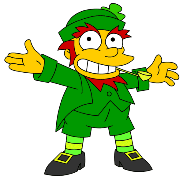 Personaje Leprechaun - Los Simpson