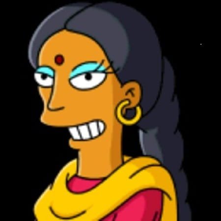 Personaje Manjula Nahasapeemapetilon - Los Simpson