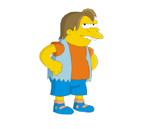 Personaje Nelson Muntz - Los Simpson