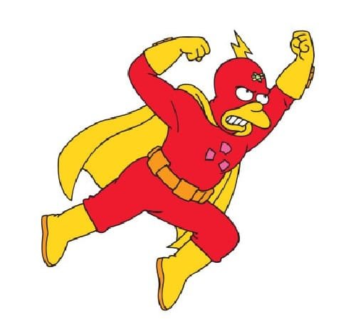 Personaje Radioactivo Man - Los Simpson